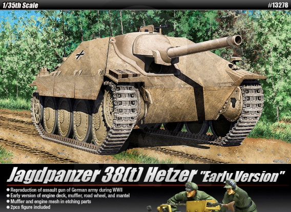 Battle-Models > Academy 13278 Jagdpanzer 38(t) Hetzer (ver. Early) 1:35